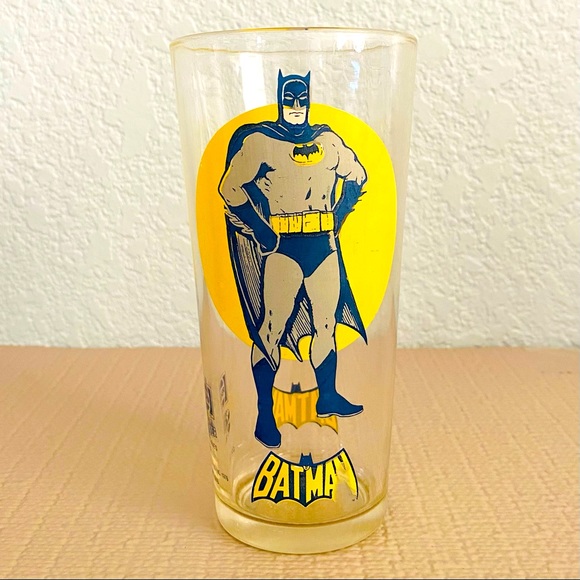 DC Comics | Dining | Vintage Batman Glass Pepsi Super Series Dc Comics ...